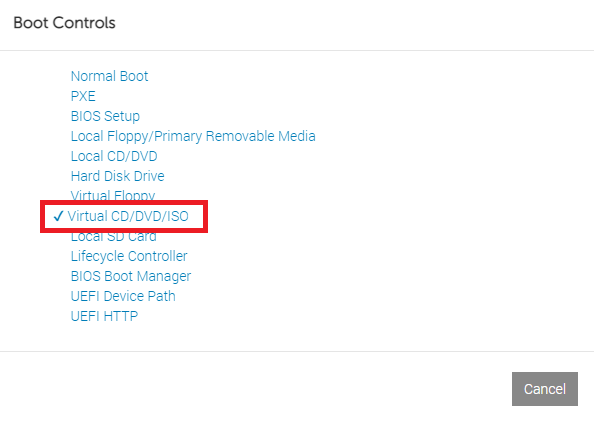 Attaching ISO to Virtual Console - iDRAC 9 - Knowledge Base - Leaseweb